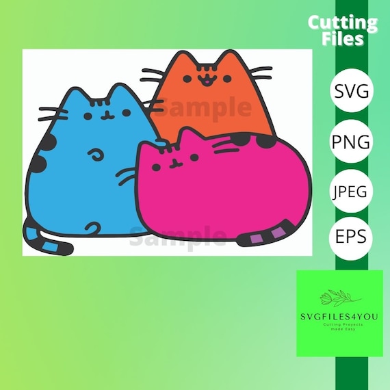 Gatos Archivos Svg lindos gatitos svg archivos archivos svg - Etsy México