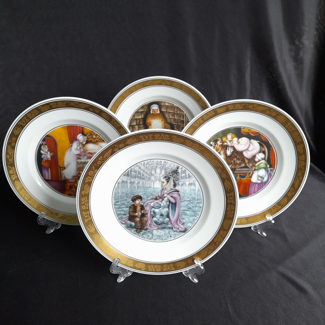 Royal Copenhagen Denmark Vintage Fairytale Plates the Hans Christian ...