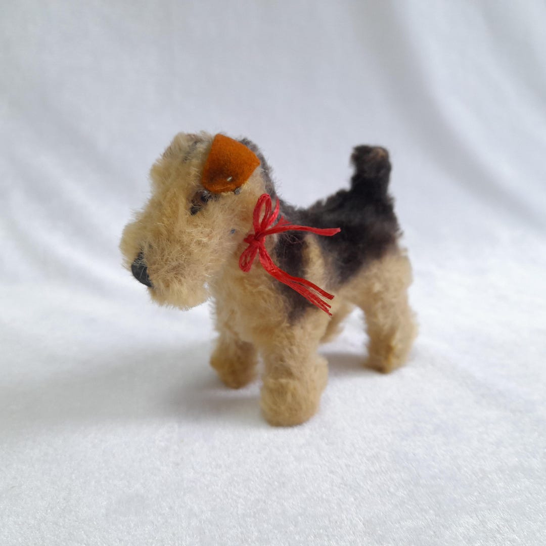 Vintage Steiff Mohair Airedale Terrier Terry Dog Plush - 1950s ...