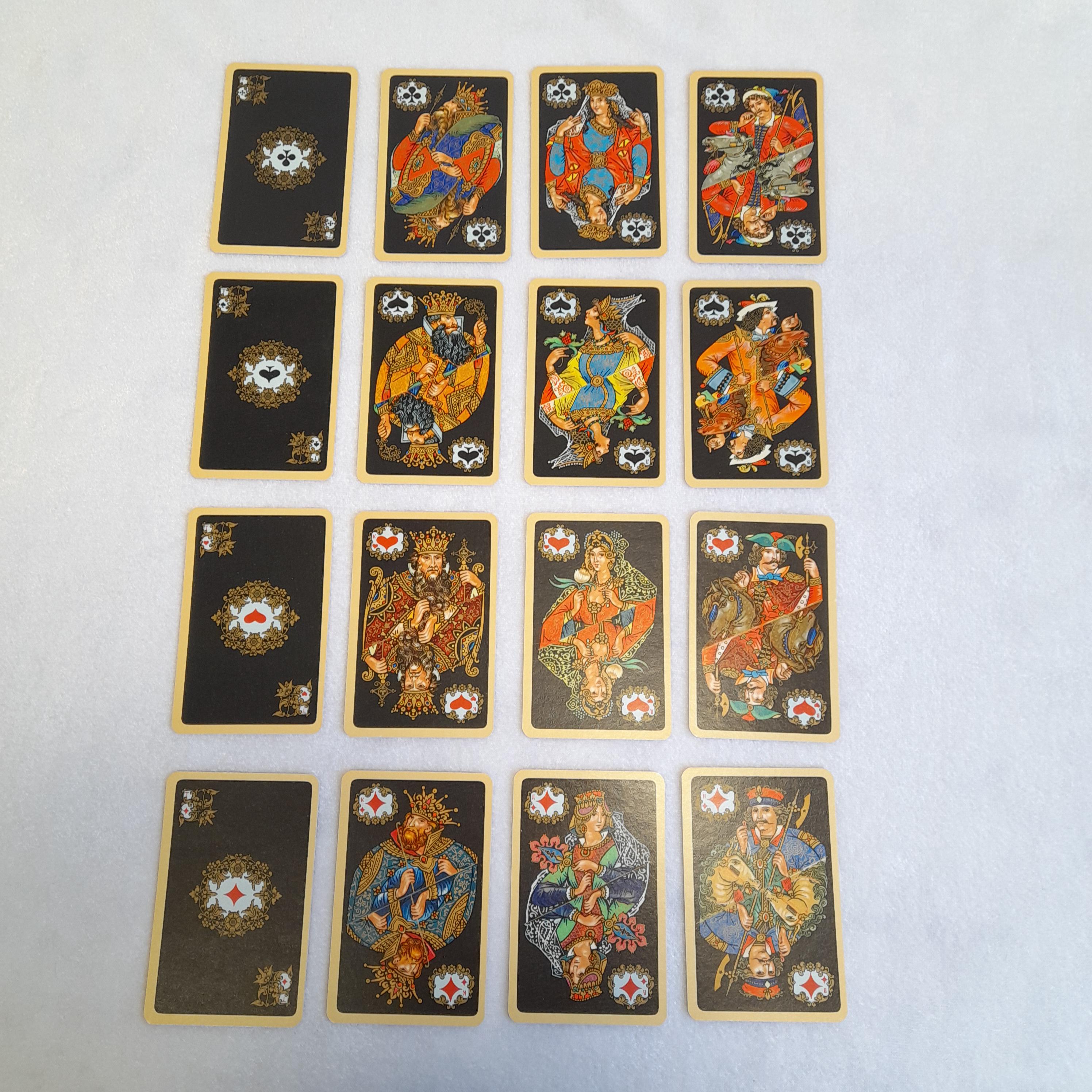 Soviet Palekh Playing Cards, Bazhenov Artist, 56 Card Set 1967/1992 - Etsy