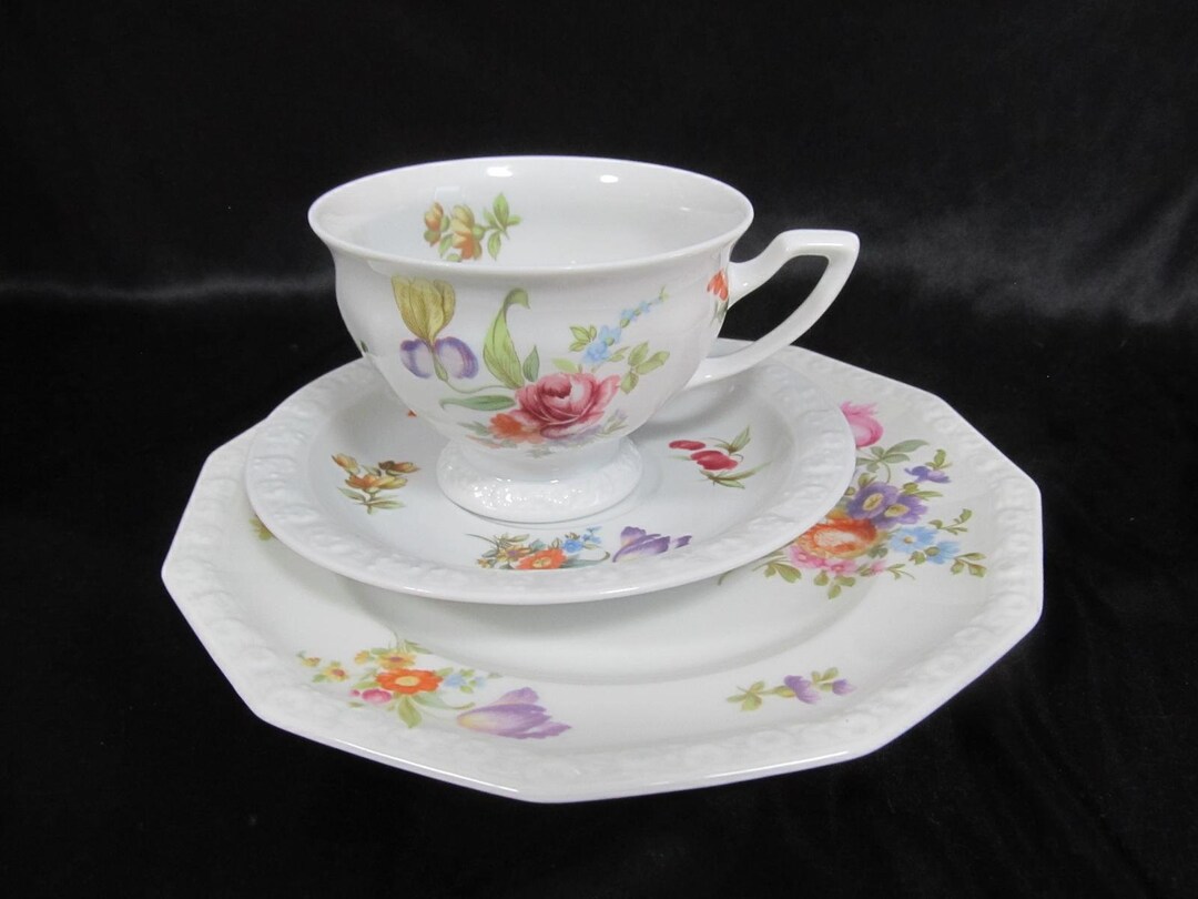 Vintage Rosenthal Maria Sommerstrauss Breakfast Set, Floral Porcelain ...