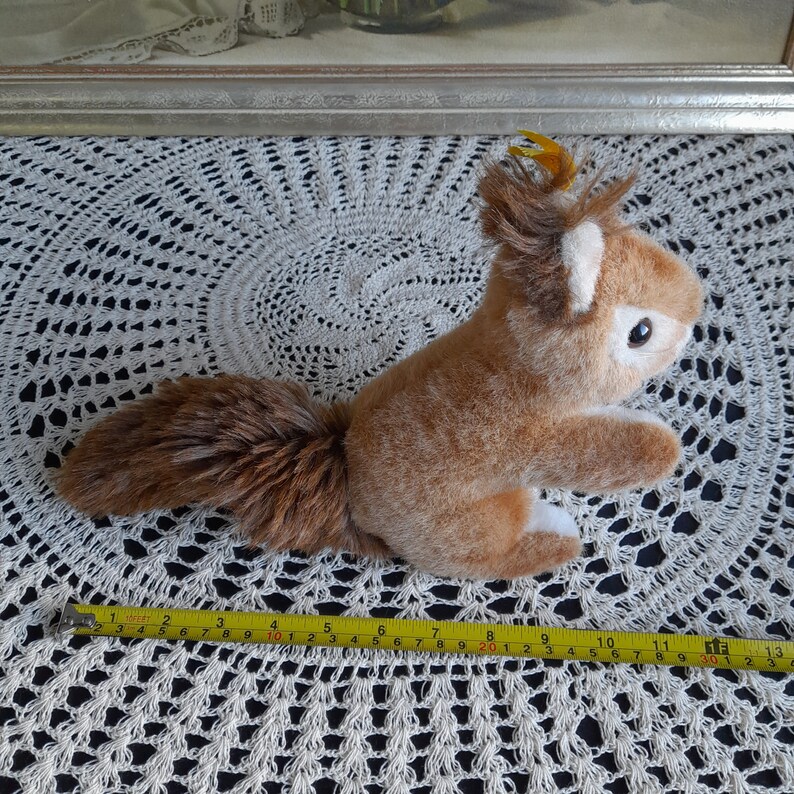 Steiff Ricky Red Squirrel Plush Knopf Im Ohr 2030/20 German Collectible ...
