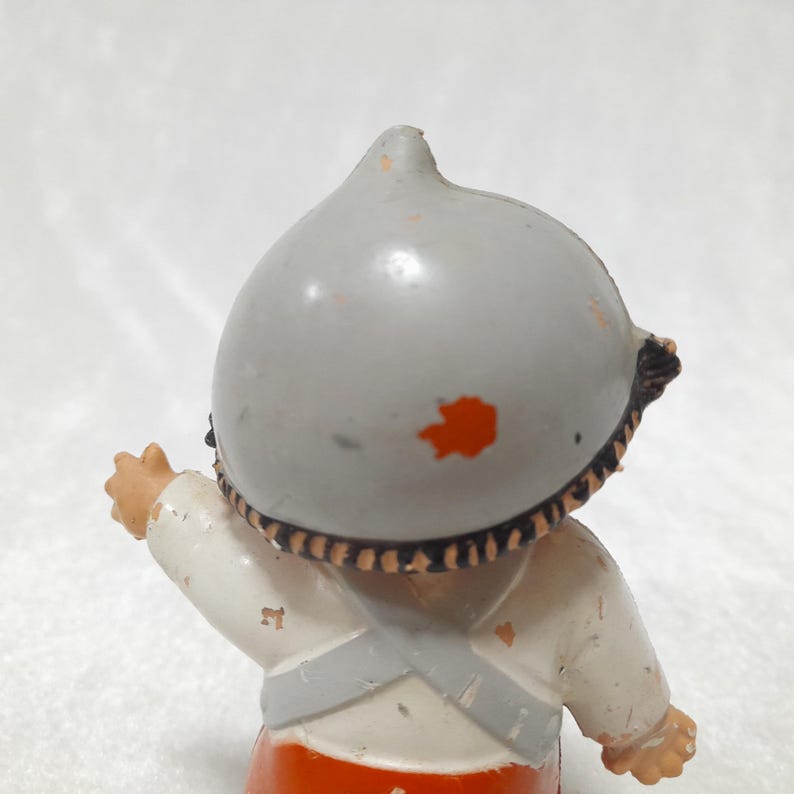 Goebel Mainzelmännchen Berti Rubber Figure ZDF Advertising German 1970s ...