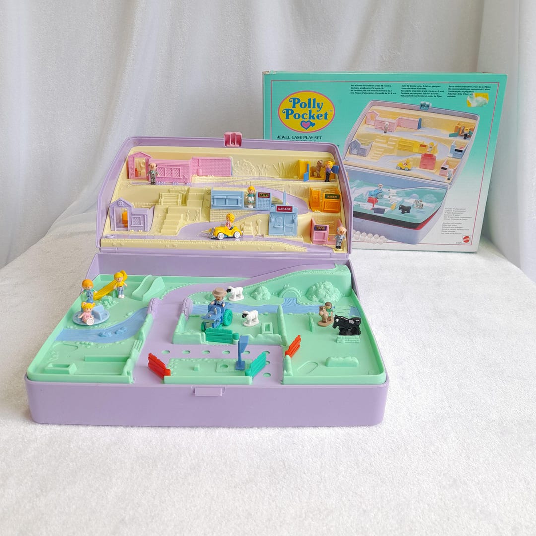 Vintage Bluebird 1989 Polly Pocket Jewel Case Playset Variation – 100% ...