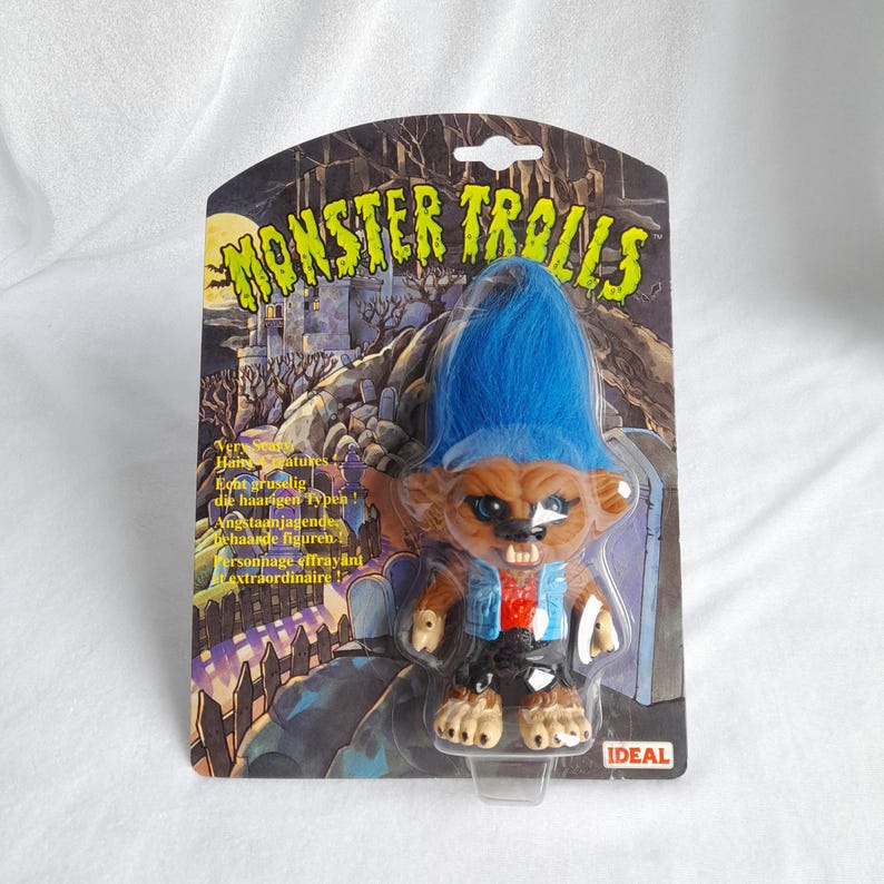Monster Troll 1993 – Werewolf Troll – Ideal/ace – NEW in Blister – Rare ...