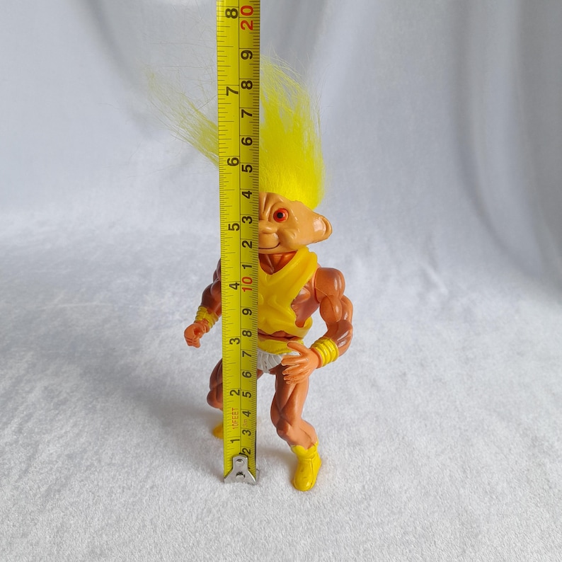 Vintage TNT Wrestling Troll Doll & Muscle Action Figure – Yellow Hair ...
