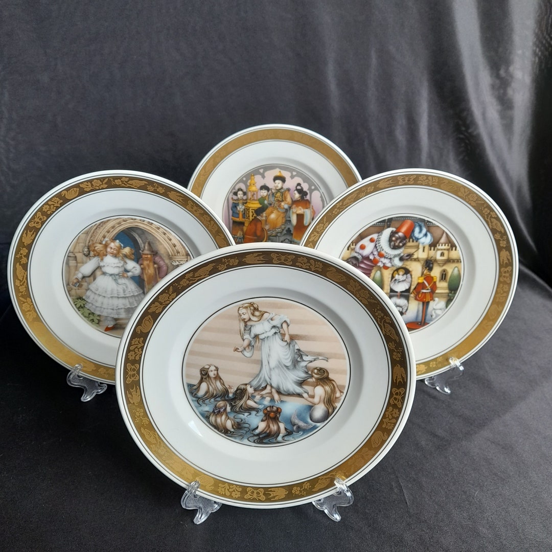 Royal Copenhagen Denmark Vintage Fairytale Plates the Hans Christian ...