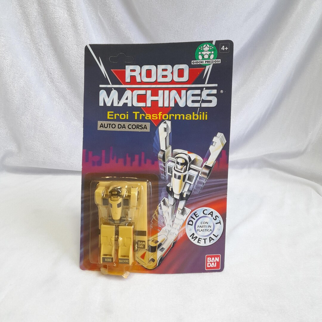 Bandai Robo Machines Mighty Heroes Eroi Trasformabili Auto Da Corsa ...