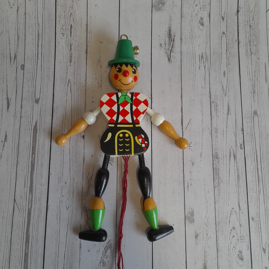 Vintage 20 Cm Jumping Jack German Bavarian Boy in National Costume ...