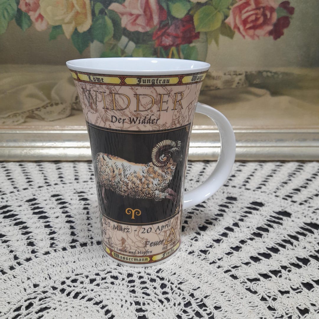 Vintage Dunoon Extra Large Zodiac Mug Designed by Jack Dadd - Aries ...
