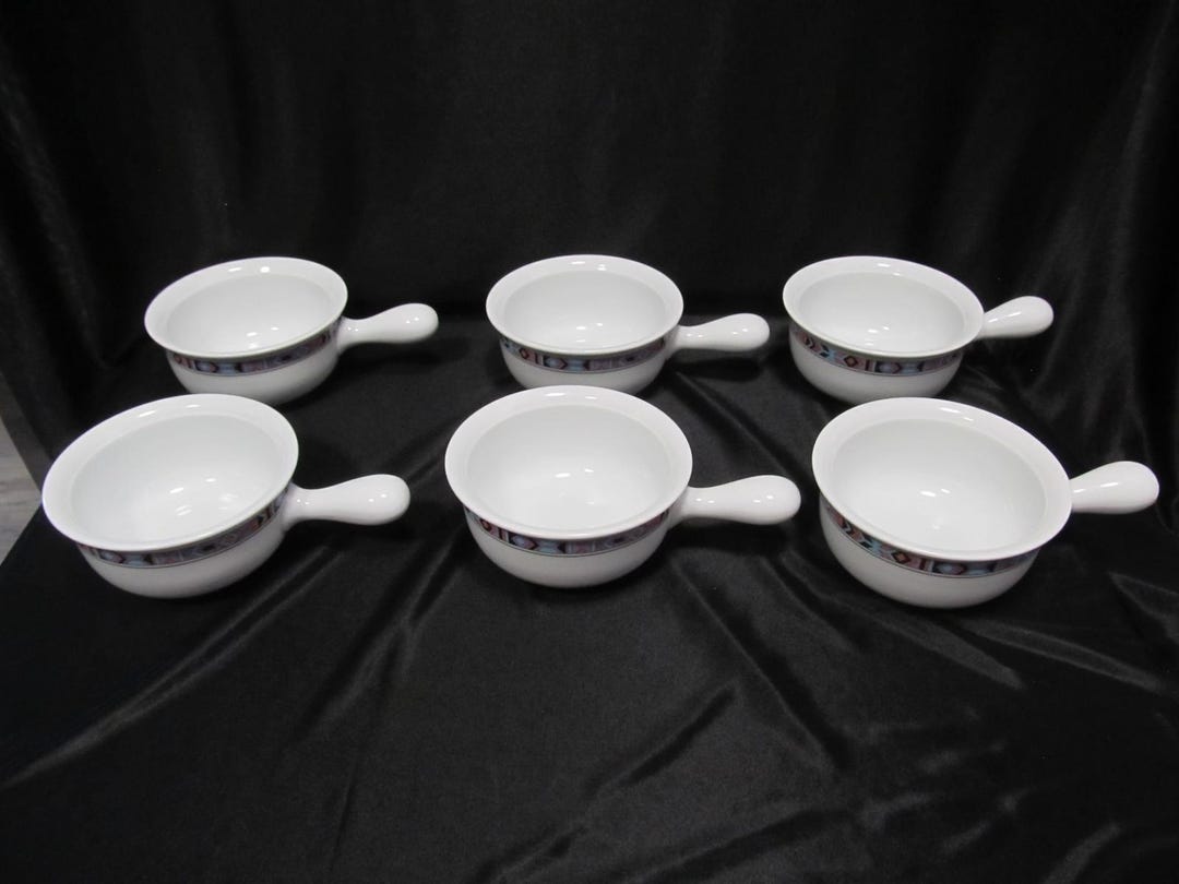 Vintage Rosenthal Thomas Set of 6 Bouillon Bowls, Trend Surf, Germany ...