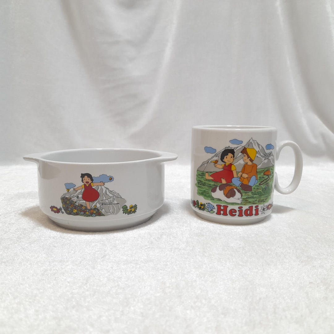 Vintage 1986 Heidi Soup Bowl & Cup Set Rosler Porcelain Taurus-film ...