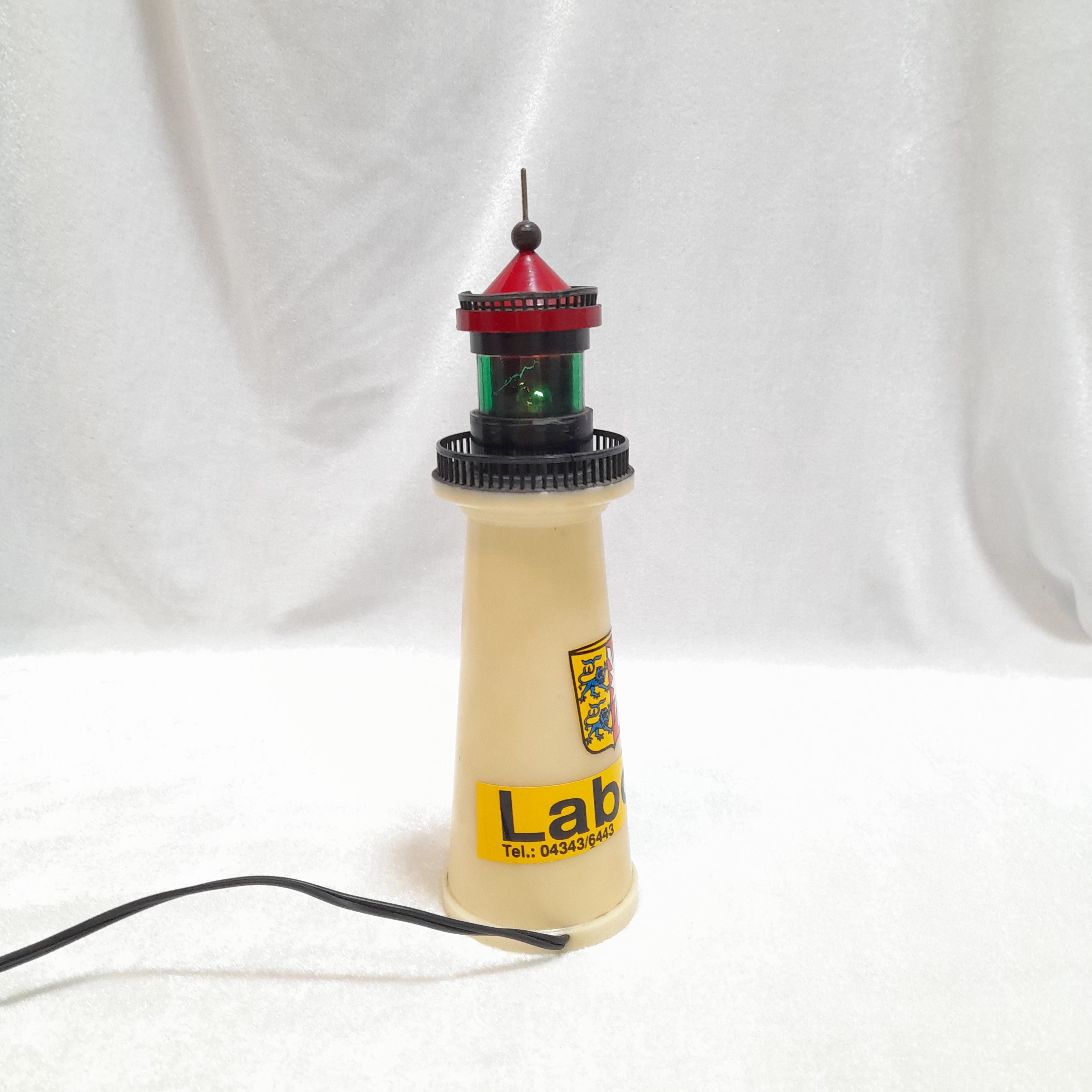 Vintage 1970s German Laboe Lighthouse Night Light — Plug-in Beacon With ...