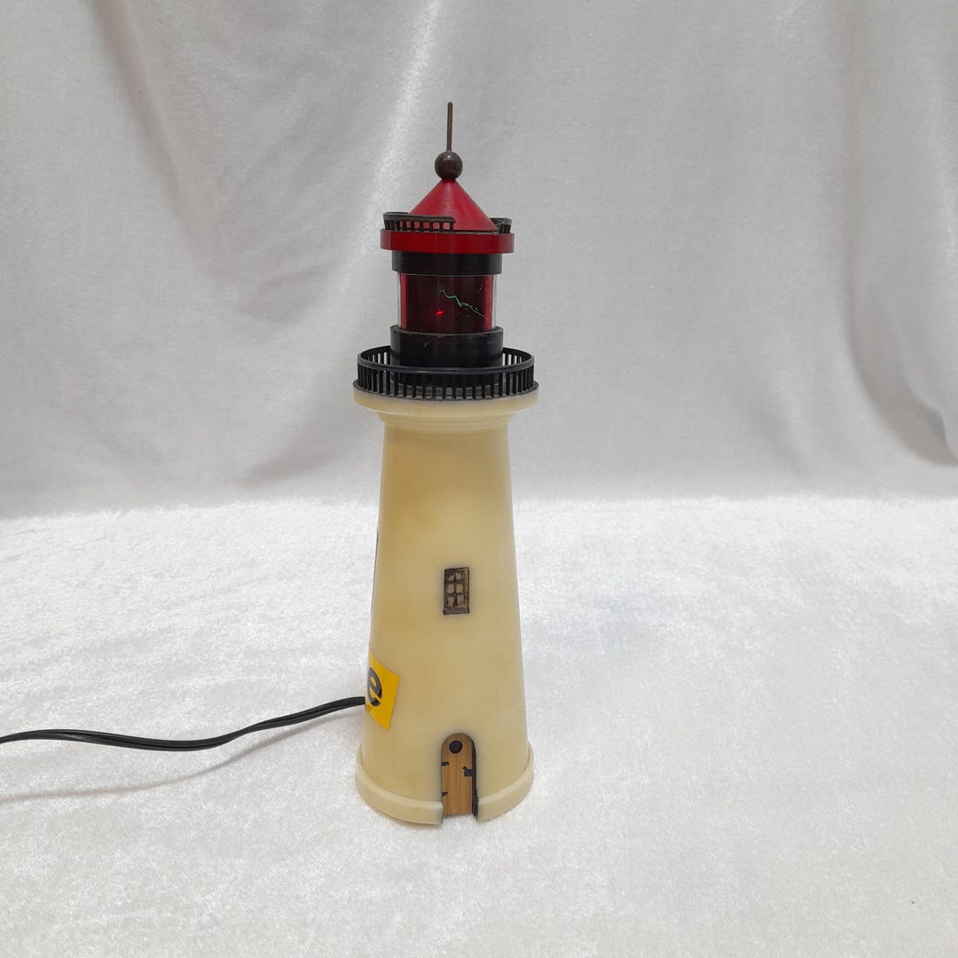 Vintage 1970s German Laboe Lighthouse Night Light — Plug-in Beacon With ...