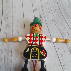 Vintage 20 Cm Jumping Jack German Bavarian Boy in National Costume ...