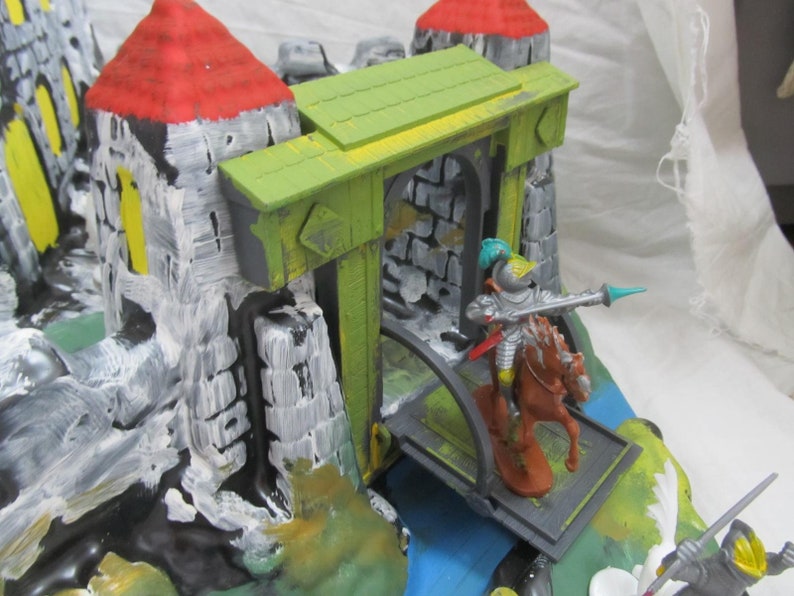 Vintage Jean Hofler 1:32 Medieval Castle Germany Hausser Elastolin ...