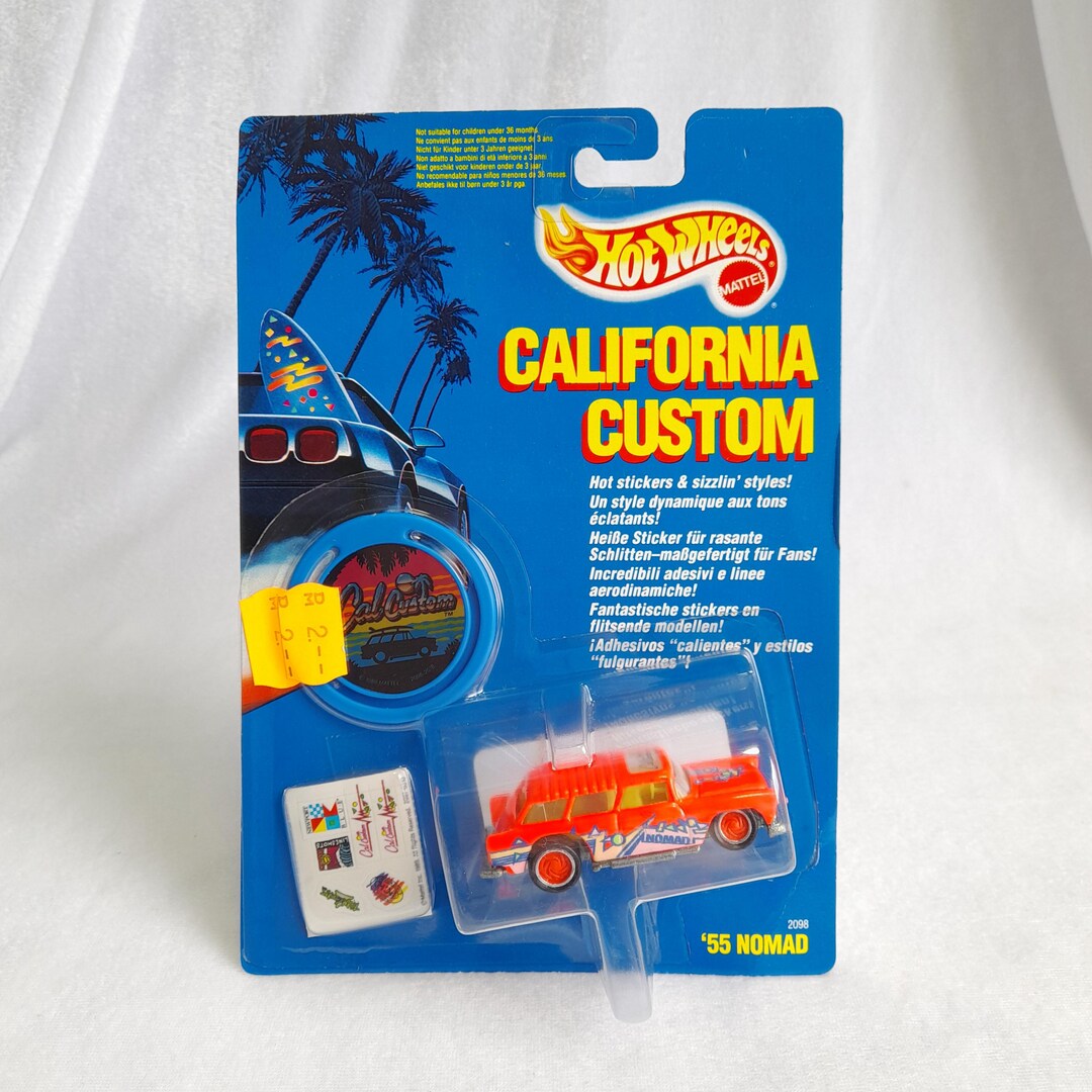 Hot Wheels California Custom ’55 Nomad | 1990 Mattel Malaysia | Vintage ...