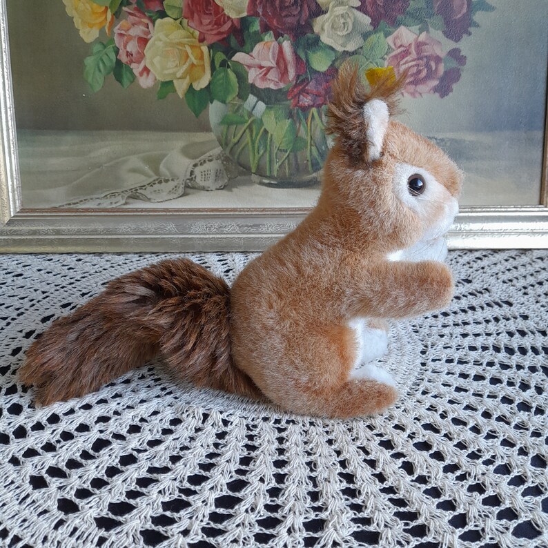 Steiff Ricky Red Squirrel Plush Knopf Im Ohr 2030/20 German Collectible ...
