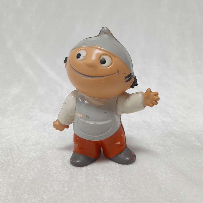 Goebel Mainzelmännchen Berti Rubber Figure ZDF Advertising German 1970s ...