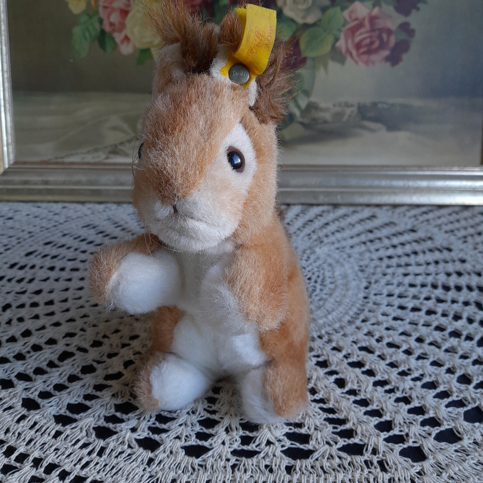 Steiff Ricky Red Squirrel Plush Knopf Im Ohr 2030/20 German Collectible ...