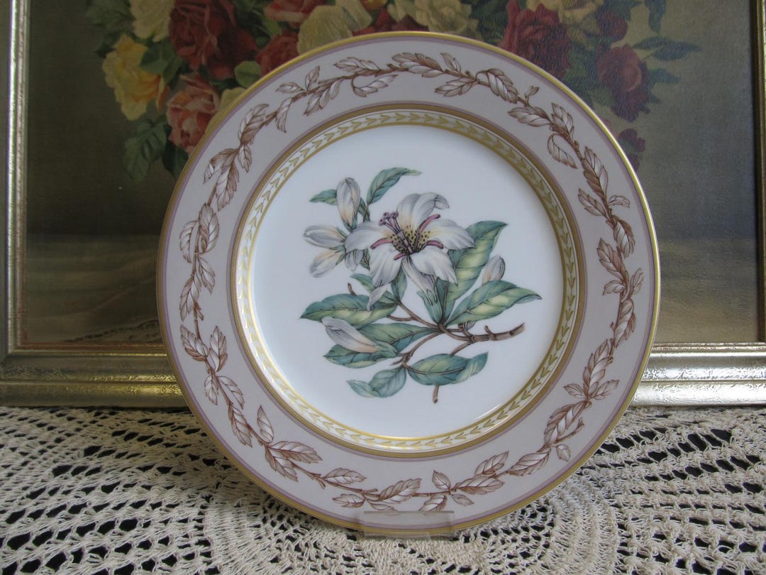AK Kaiser Porcelain Wall Plate «gardenia Rothmannia», Motiv 3, Prestige ...