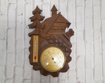 Vintage German Weather House Barometer Dicky and Dolly - Etsy
