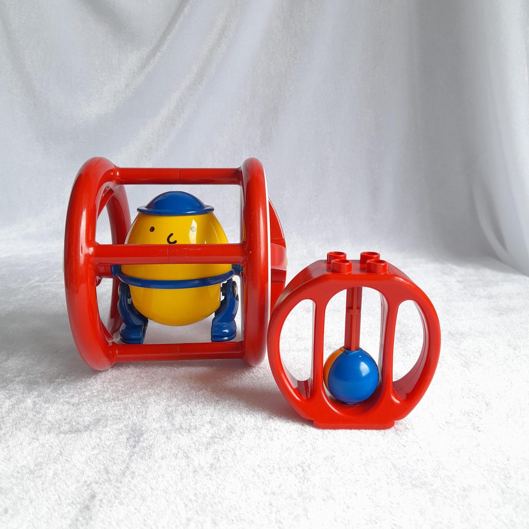 Vintage 1990s Baby Toys – Ambi Humpty Dumpty Roller & LEGO Duplo Rattle ...