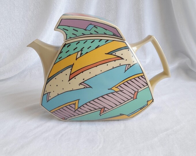 Vintage Rosenthal Iconic Memphis Style Dorothy Hafner Teapot, Flash ...