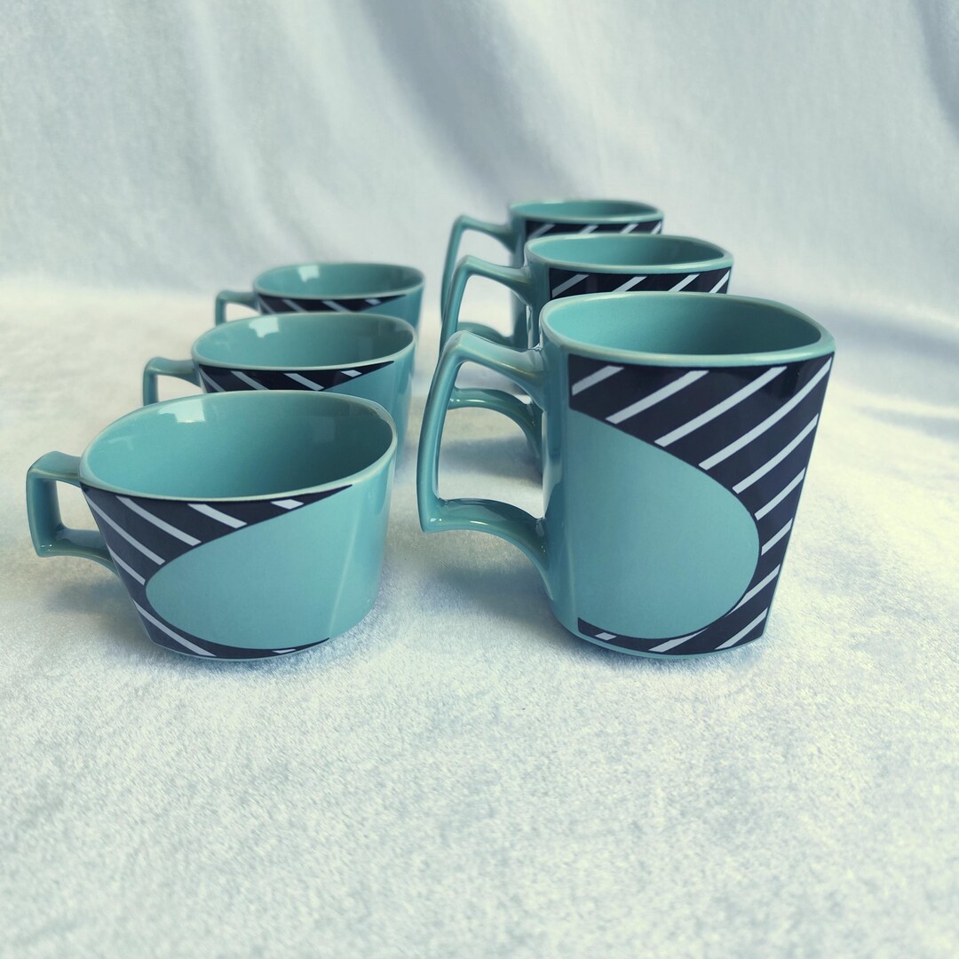 Vintage Rosenthal Tea/coffee Cups: Flash Frisco, Dorothy Hafner Design ...