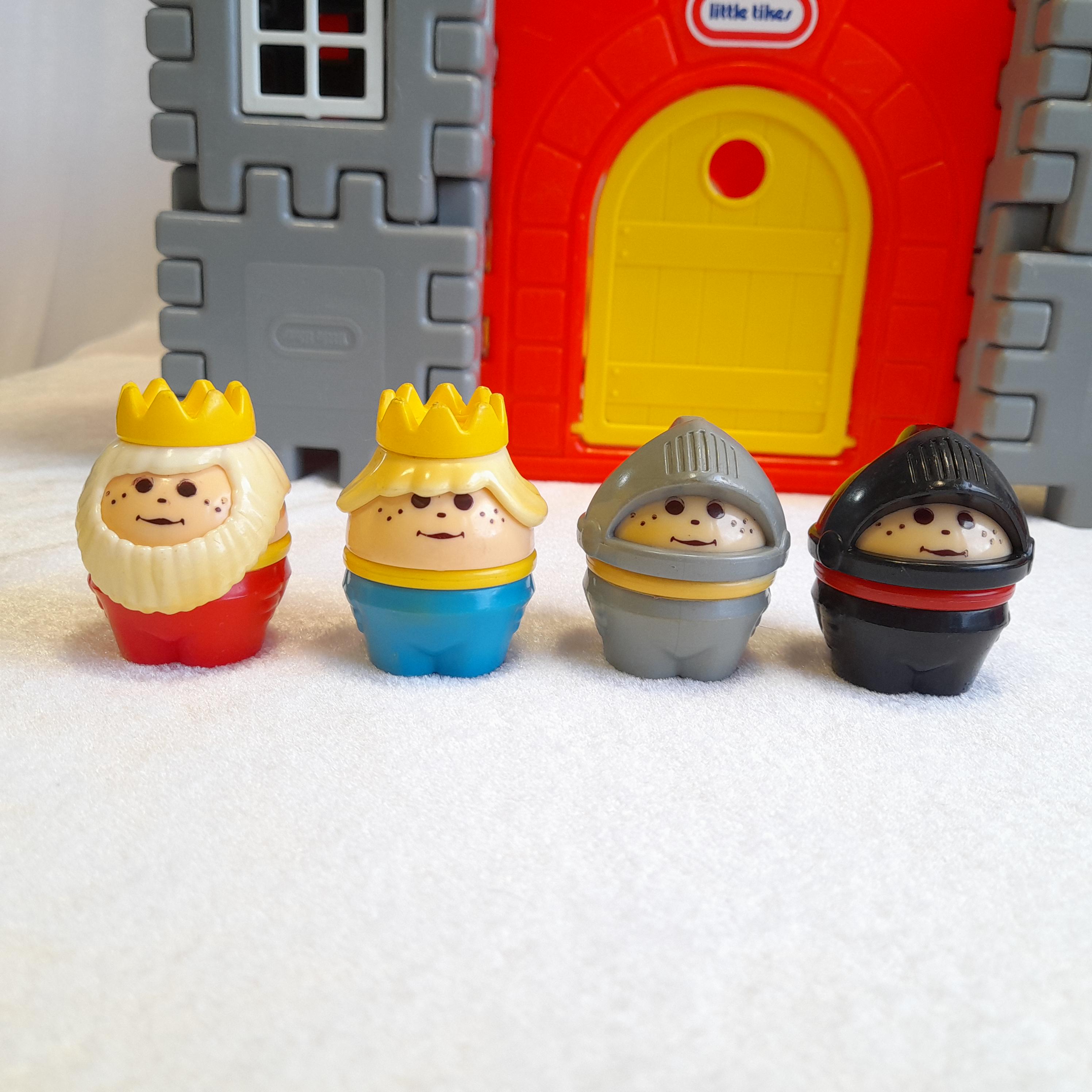Vintage Little Tikes Wee Waffle Blocks Castle Set With Figures - Etsy