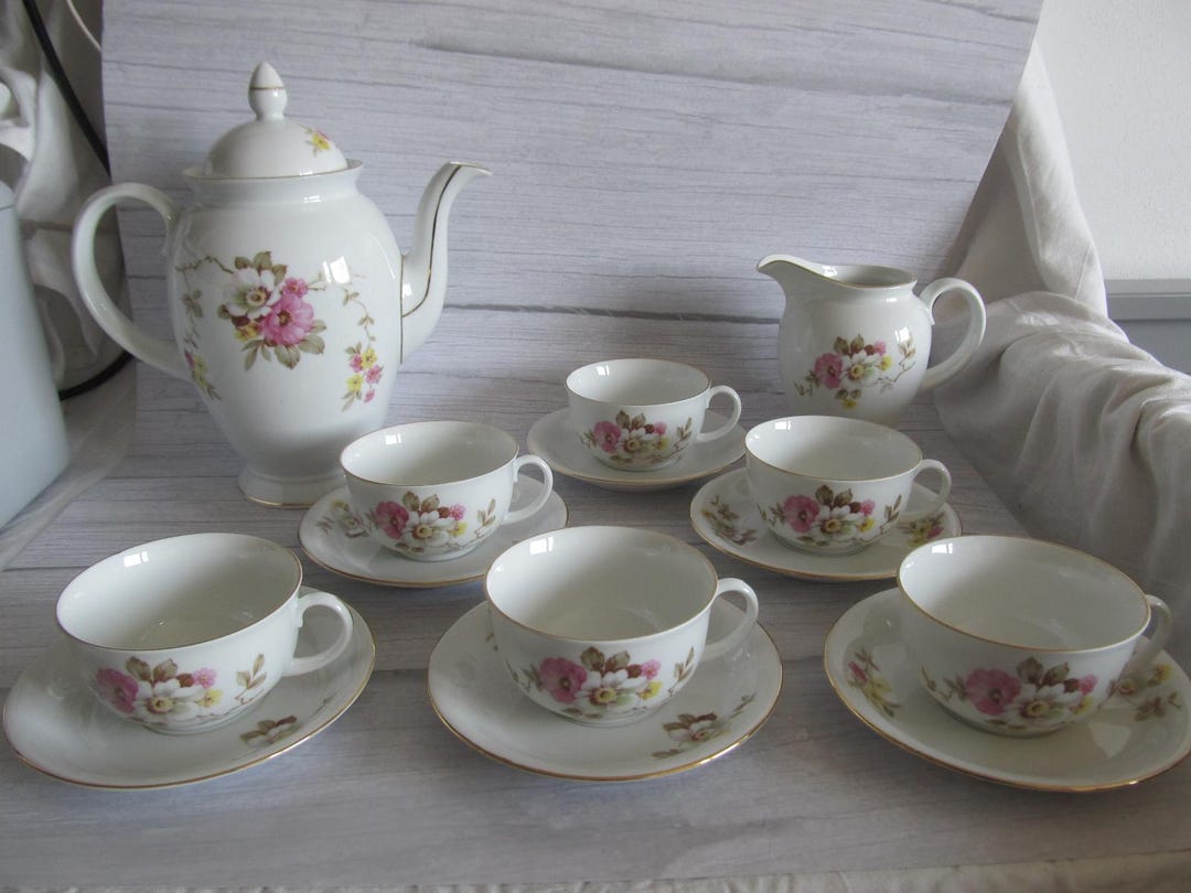Vintage Walkure Bayreuth Bavaria Germany 6 Person Coffee/tea Set With ...