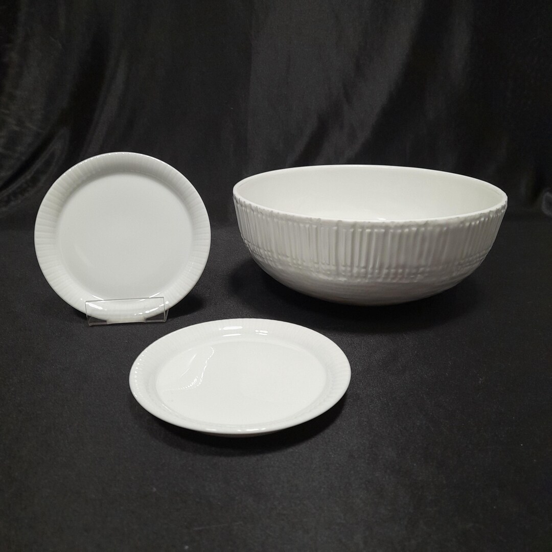 Vintage Rosenthal Studio Linie Porcelain Bowl and Plates: Structura ...