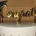 Congrats Cake Topper - Etsy