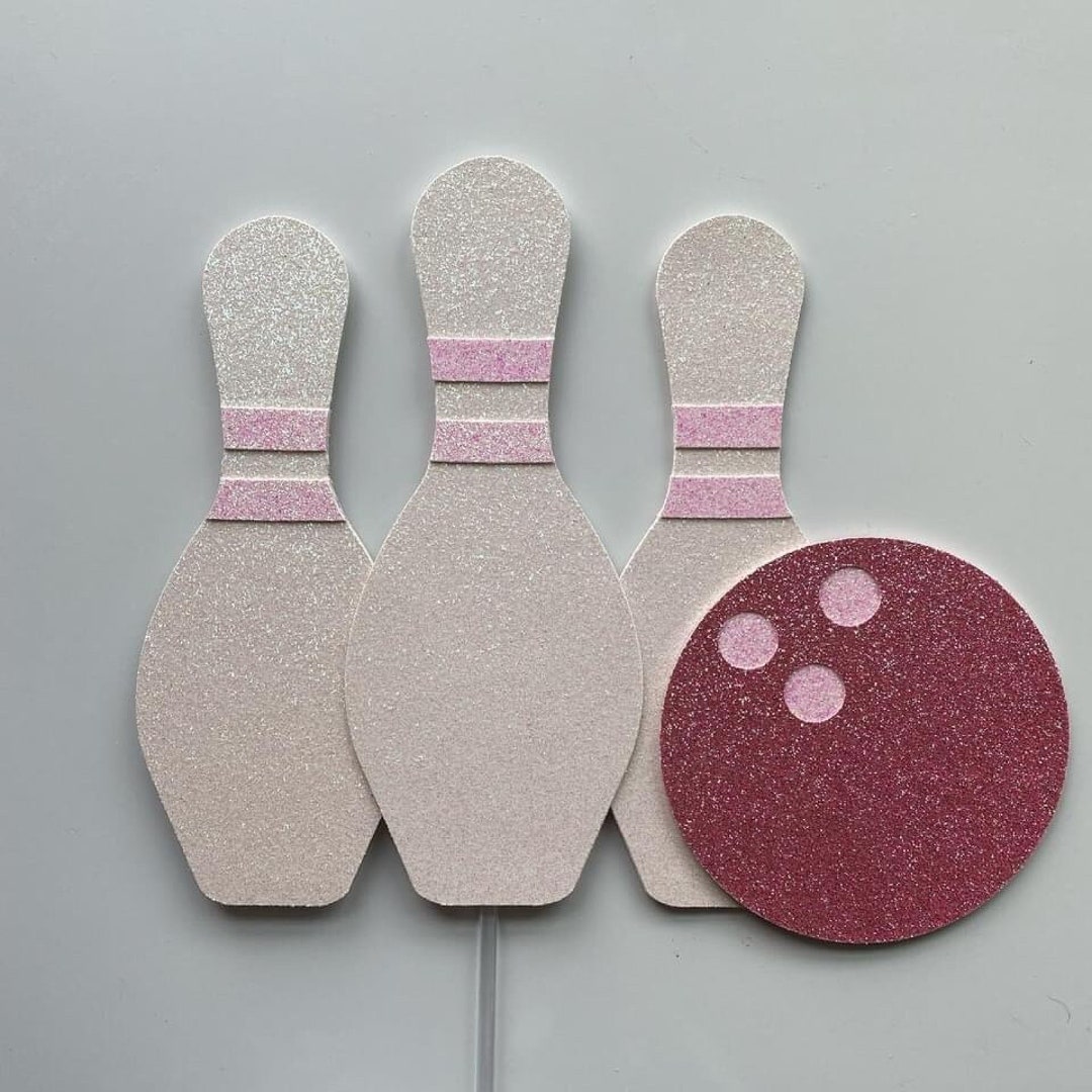 Bowling Theme Cake Topper - Etsy