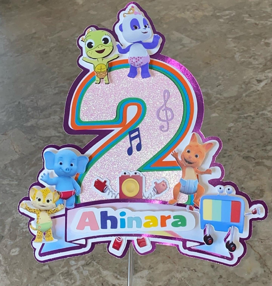 Word Party Cake Topper - Etsy