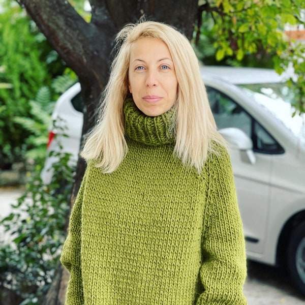 Heavy Wool Sweater - Etsy