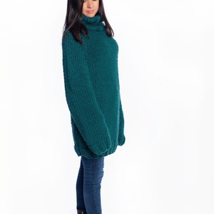 Hand Knitted Wool Sweater for Couples, Winter Family’s Pullover, Thick ...