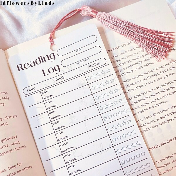 Reading List Card - Etsy