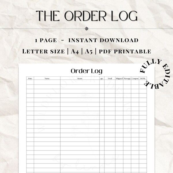 Order Tracker - Etsy