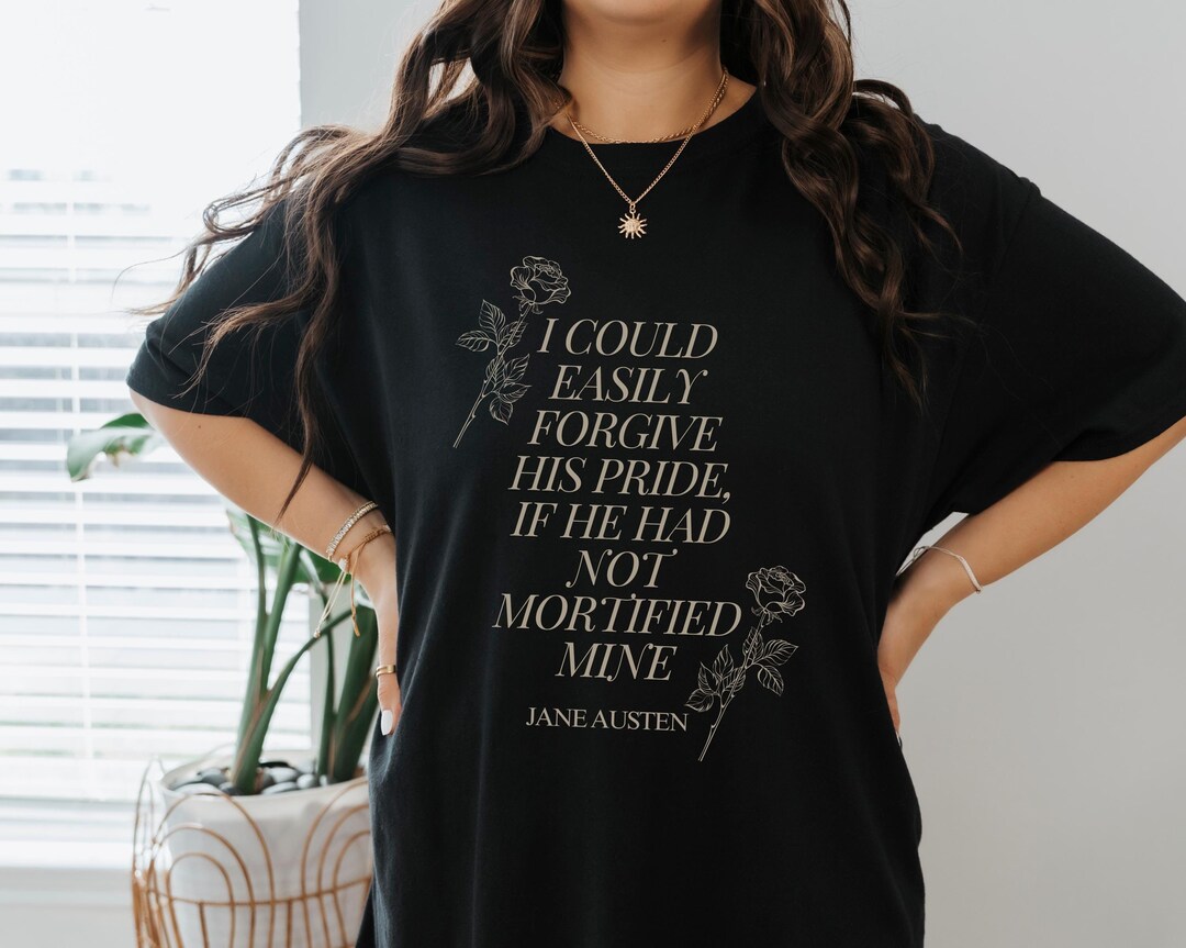 Pride and Prejudice Subtle Feminist Shirt Born to Read Jane Austen ...