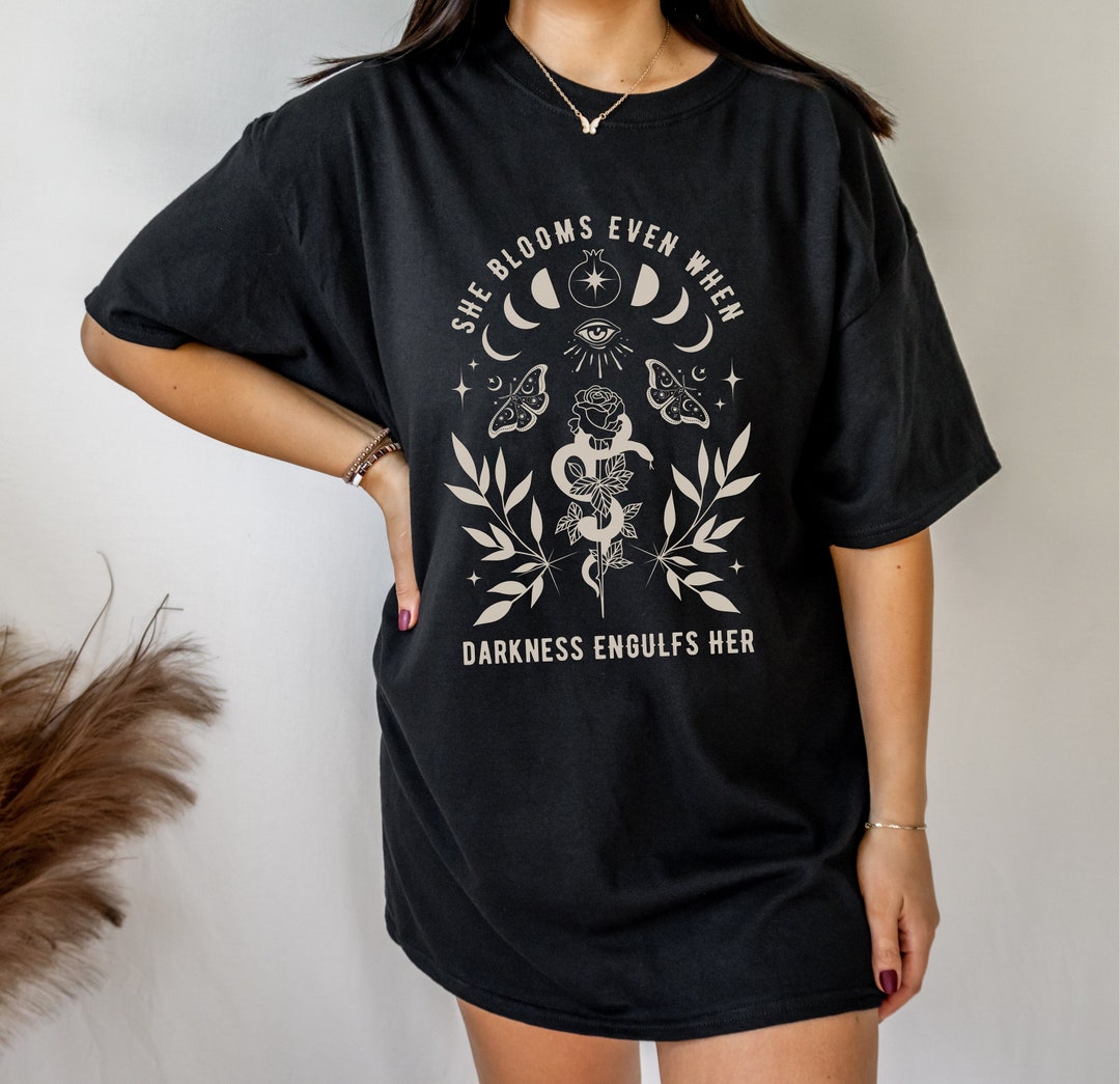 Persephone Greek Mythology Back Print Graphic Tee Dark Academia ...
