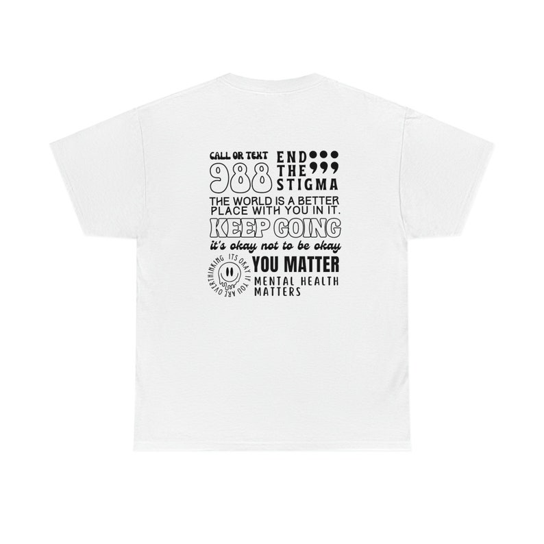 988 Mental Health Shirt Mental Health Matters Shirt - Etsy