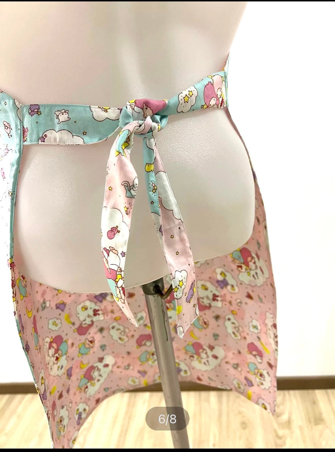 Apron Twin Stars Reversible Design With Sweet Cartoon Design - Etsy