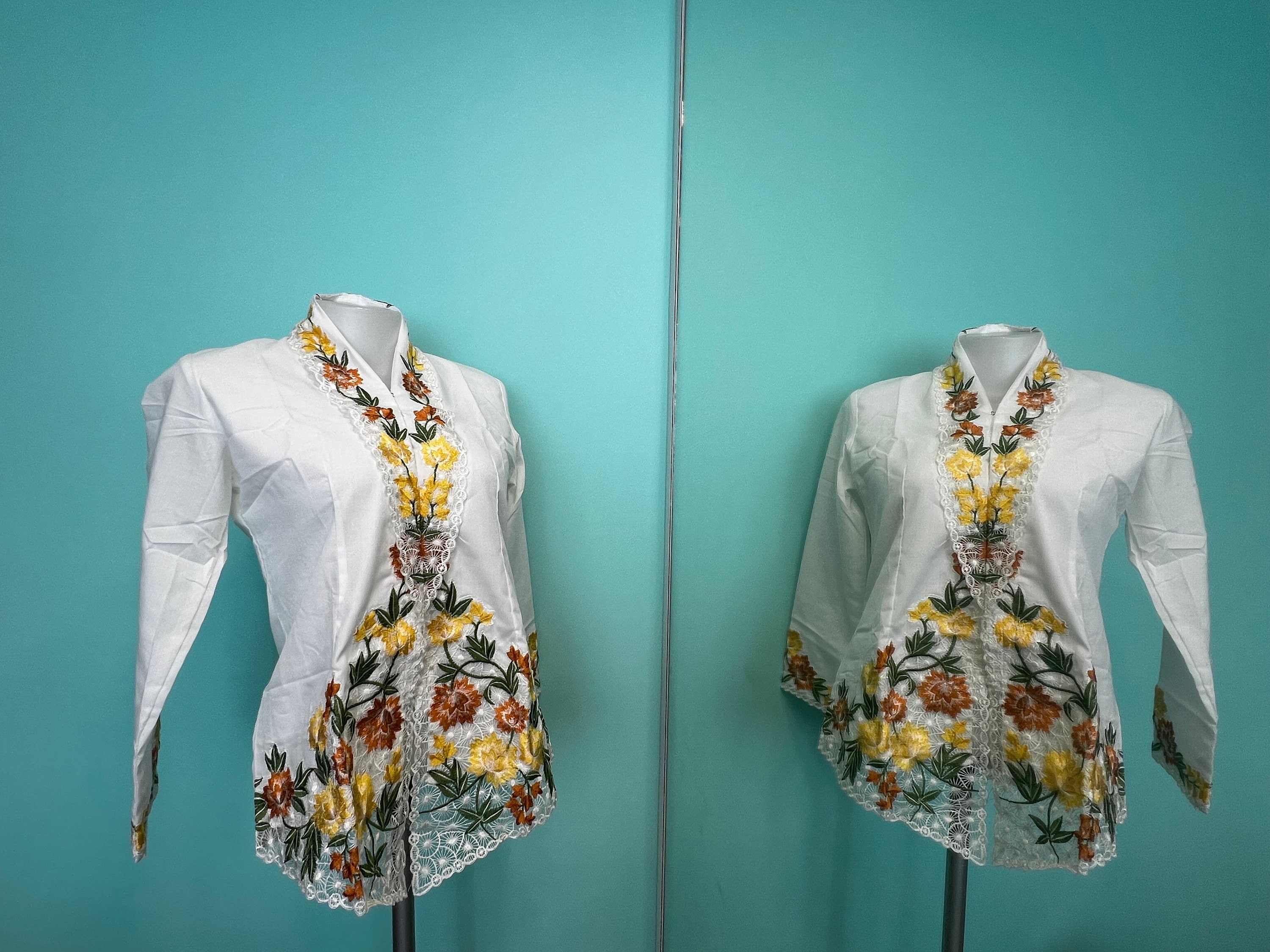 All Style Traditional Kebaya White Size M - Etsy