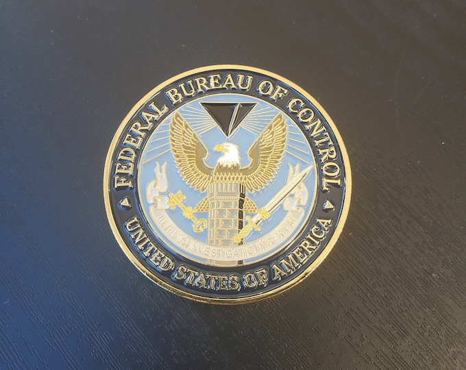 Federal Bureau of Control Coin - Etsy