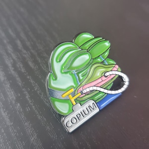 Copium Emote | Soft Enamel Pin - Etsy UK