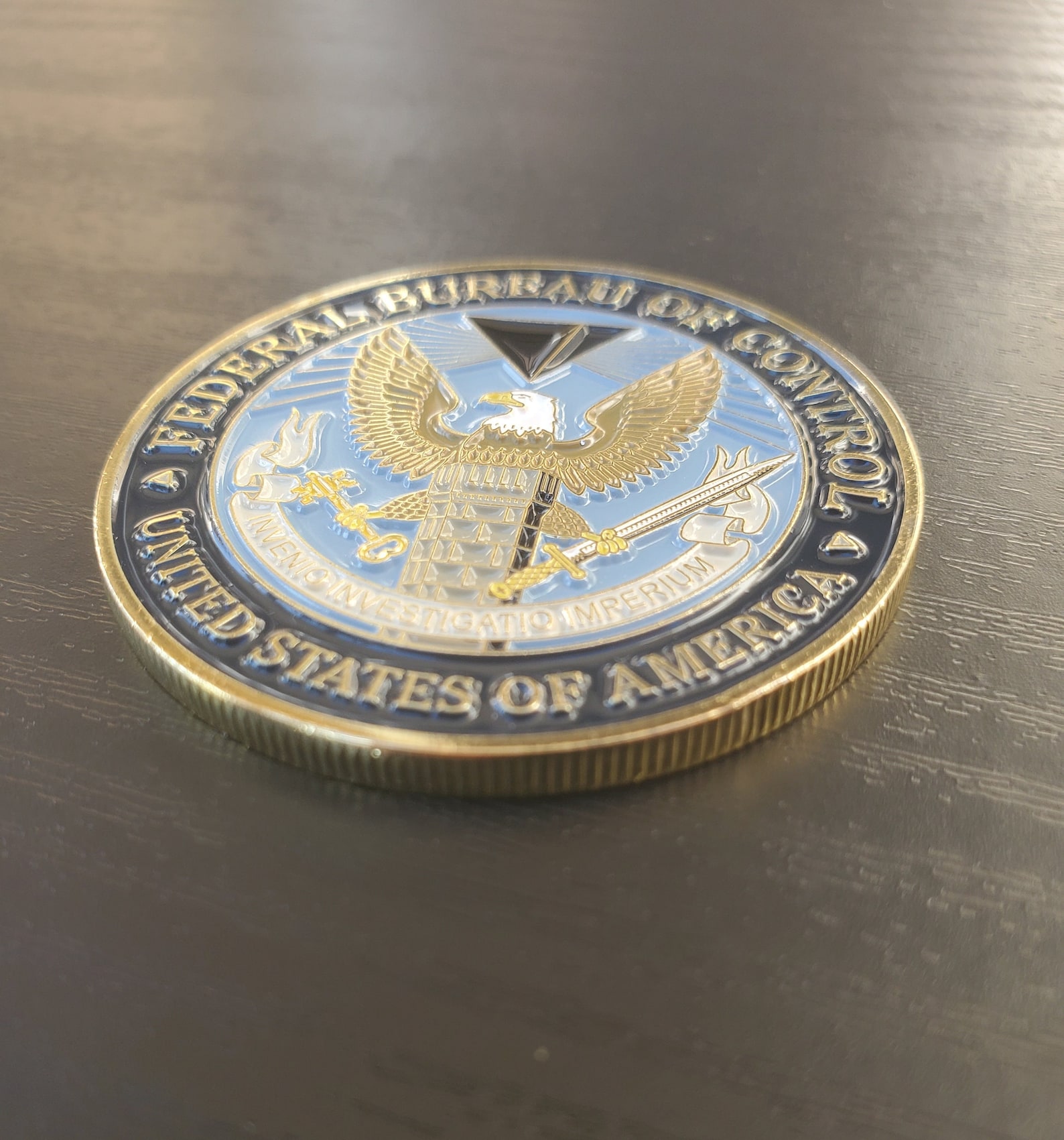 Federal Bureau of Control Coin - Etsy