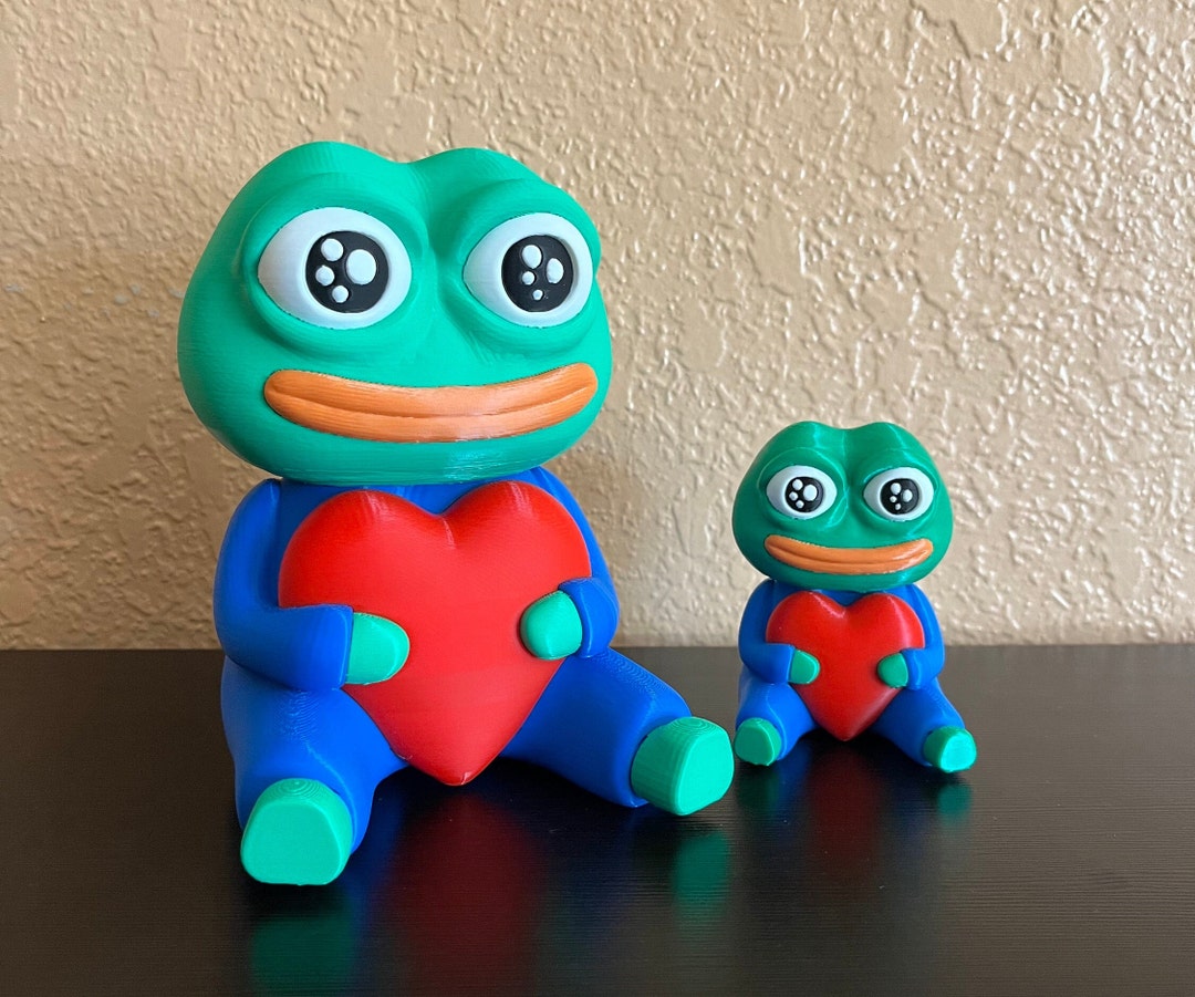 Peepo Heart 3D Print - Etsy
