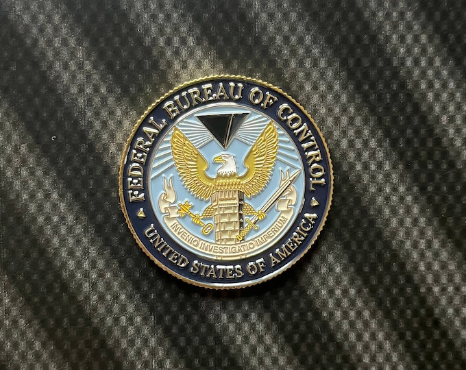 Federal Bureau of Control Coin - Etsy