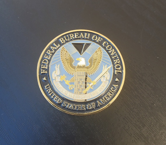 Federal Bureau of Control Coin - Etsy